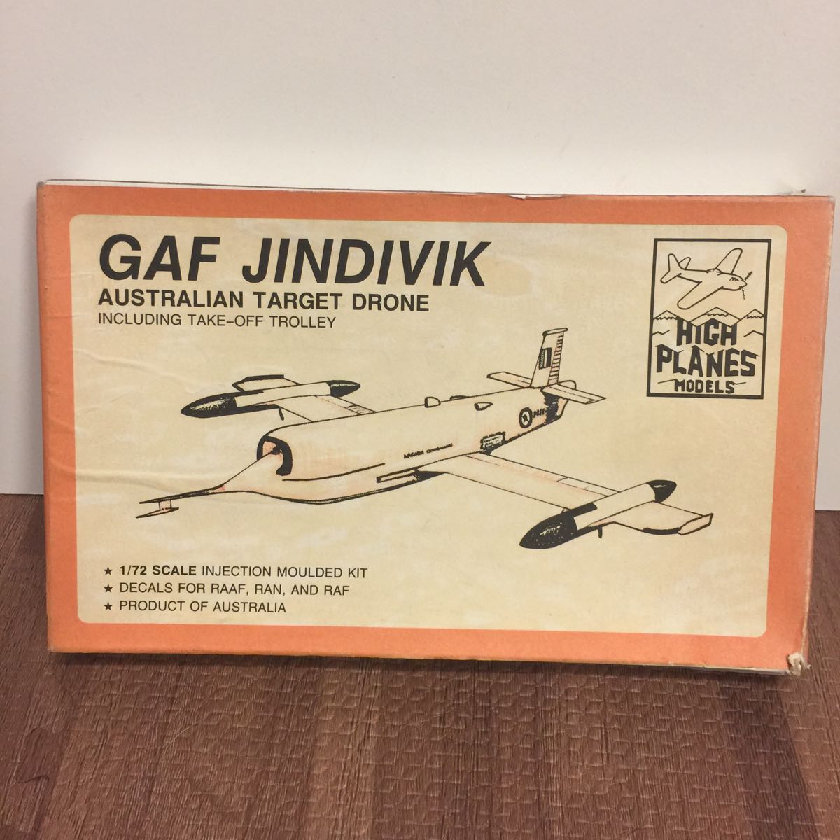 保管品 当時物 HIGH PLANES MODELS GAF JINDIVIK 1/72 Australian TARGET DRONE ...