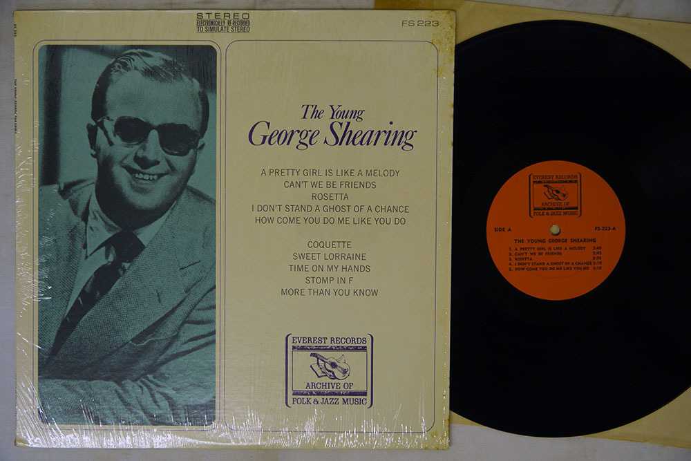 米 GEORGE SHEARING/YOUNG/EVEREST ARCHIVE OF FOLK & JAZZ MUSIC FS-223(ジャズ ...