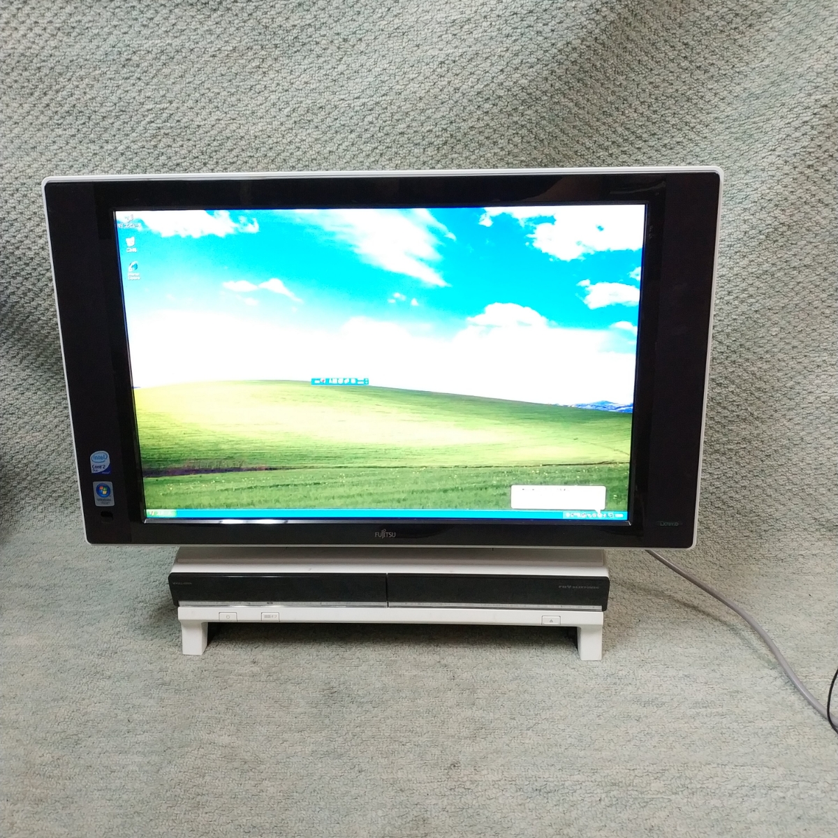 FUJITSU 富士通 LX70Y/D FMVLX70YD Core2Duo 2コア/メモリ2GB/大容量500GB/22 インチ/マルチ/office/Windows xp ...