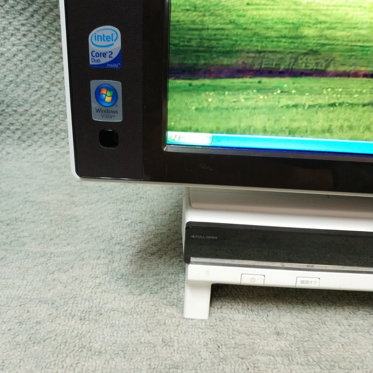 FUJITSU 富士通 LX70Y/D FMVLX70YD Core2Duo 2コア/メモリ2GB/大容量500GB/22 インチ/マルチ/office/Windows xp ...