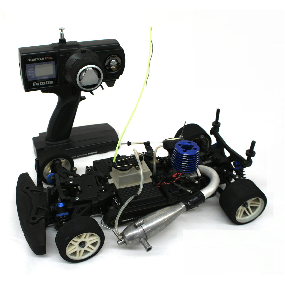 現状品 京商 kyosho 電動ラジコン シャーシ プロポ futaba フタバ mega tech 2PL ジャンク(シャーシ)｜売買された ...