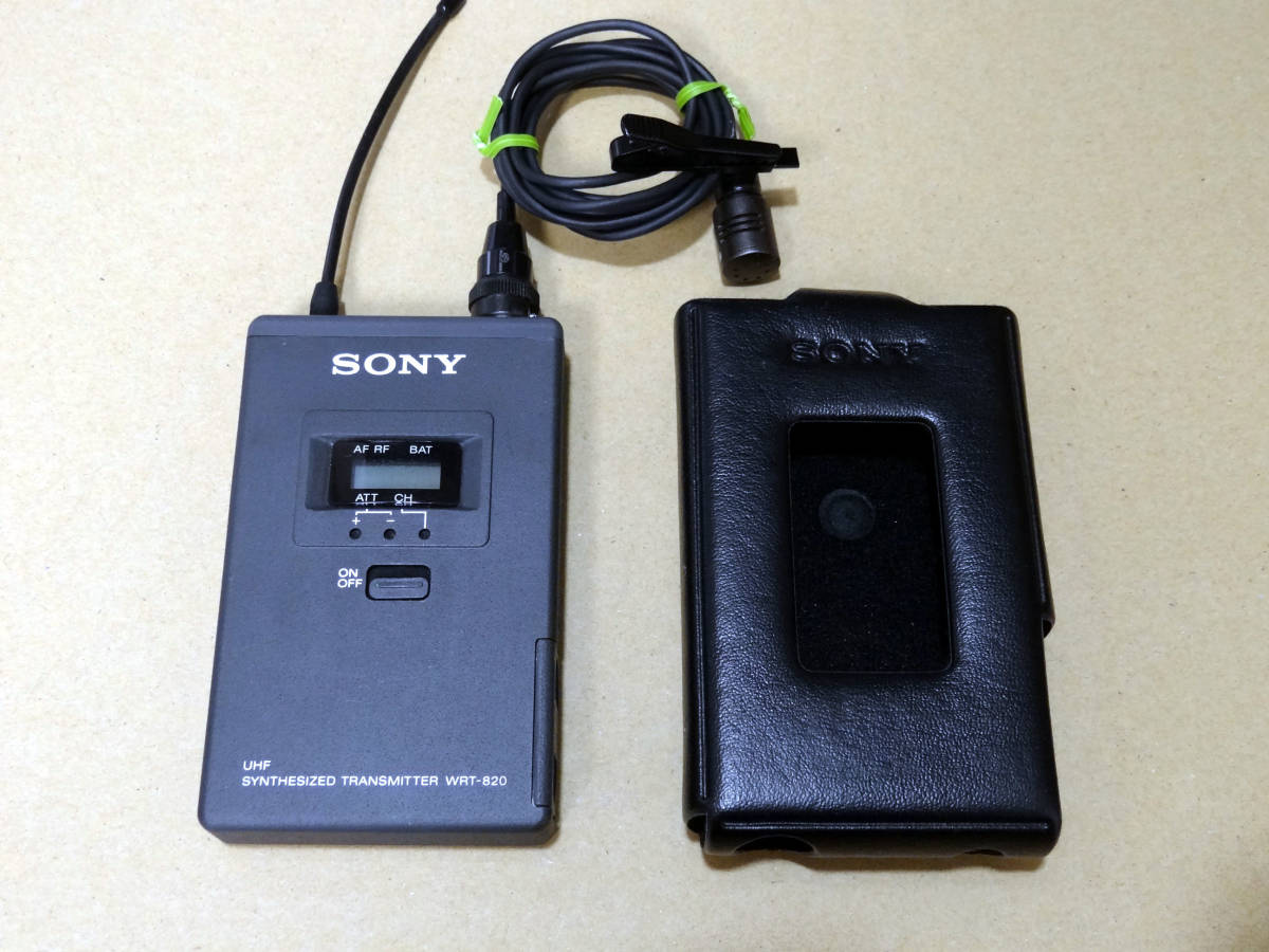Sony トランスミッター WRT-820 タイピン型ワイヤレスマイク その1(コンデンサーマイク)｜売買されたオークション情報、yahooの ...