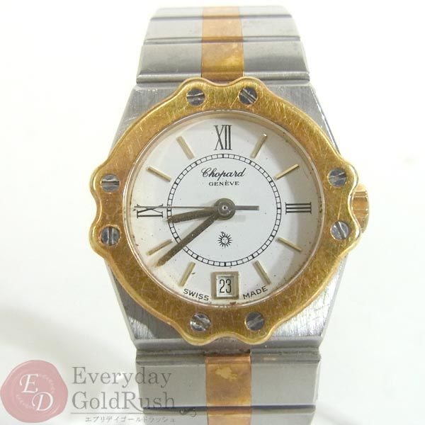 CHOPARD ショパール 8024 サンモリッツ レディース時計 コンビ SS×k18 ジャンク sa(ショパール)｜売買されたオークション情報、yahooの商品情報をアーカイブ公開 ...