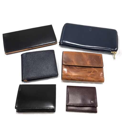 CONCIATORE コンチアトレ レザー 二つ折り長財布 含 その他 コインケース カード入れ 等 計6点セット(長財布（小銭入れあり）)｜売買されたオークション情報、yahooの商品情報を ...