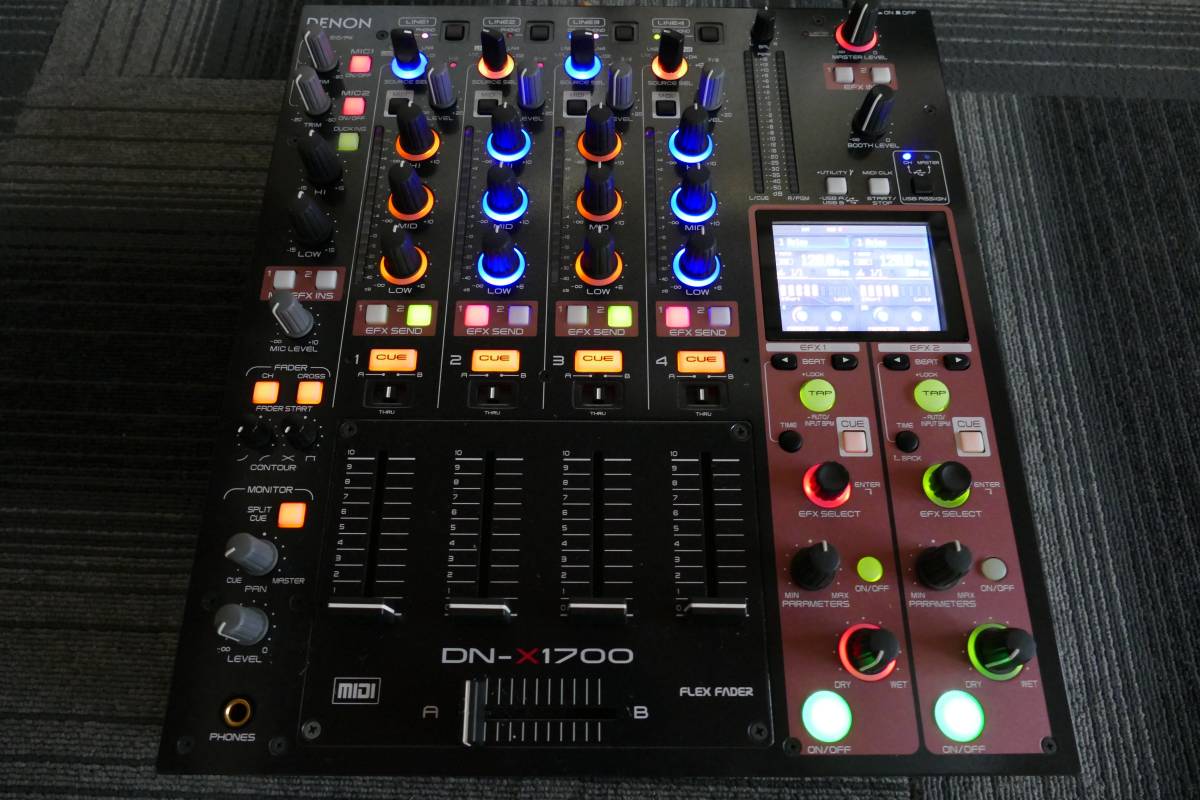 DENON DN-X 1700 DJミキサー 高音質PMA-SA1フォノイコライザー回路搭載(DJミキサー)｜売買されたオークション情報、yahooの商品情報をアーカイブ公開 - オークファン ...