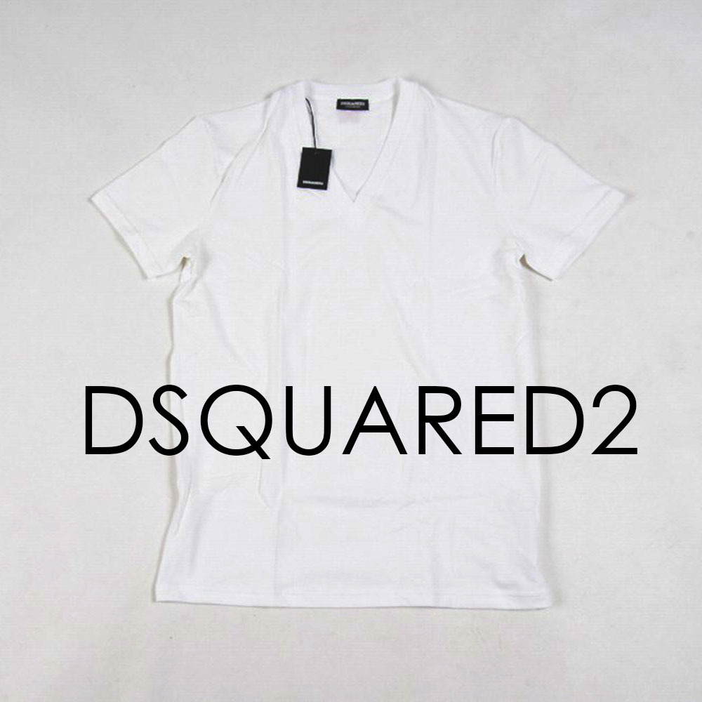 DSQUARED2 S 半袖 Vネック Tシャツ UNDERWEAR ストレッチ コットン イタリア製 ディースクエアード 293053(Sサイズ以下)｜売買されたオークション情報、yahoo ...