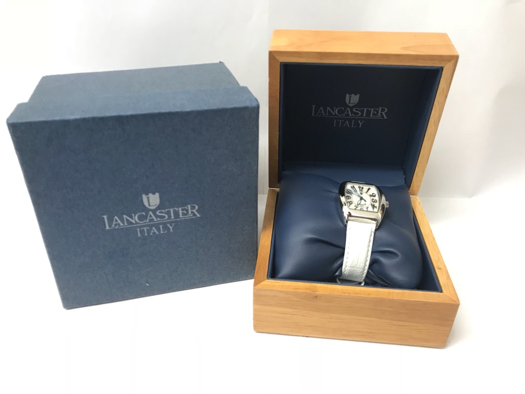 13663 LANCASTER レディース腕時計 0265 ランカスター レザーベルト 箱付き(ランカスター)｜売買されたオークション情報、yahooの商品情報をアーカイブ公開 ...