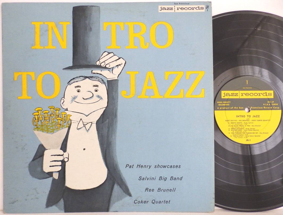 美再生 レア 珍品 完全 オリジナル MONO 深溝 RUDY SALVINI intro to jazz REE BRUNELL JERRY ...