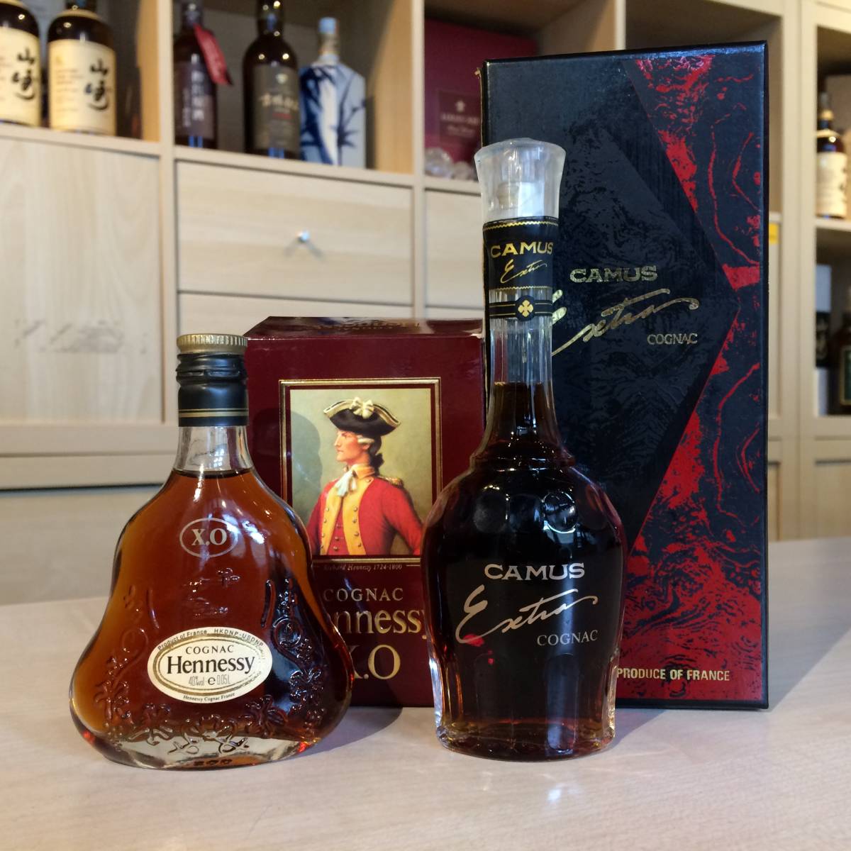 91003-04 Hennessy ヘネシー XO 金キャップ CAMUS カミュ EXTRA エクストラ 50ml ミニチュア 箱付 2本セット(ヘネシー)｜売買されたオークション情報 ...