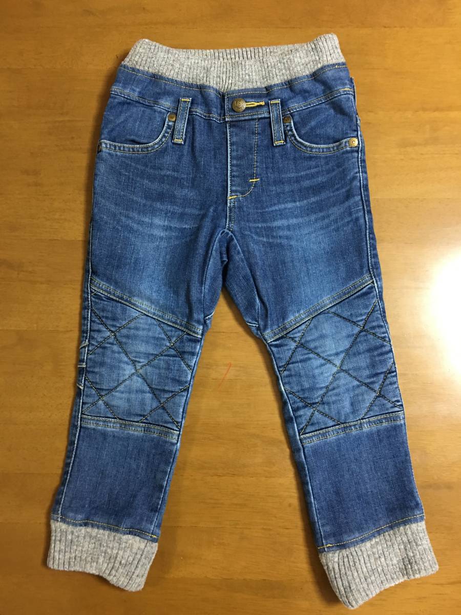 LEE STRIDER リー ストライダー モトクロスパンツ プロテクター コラボ キッズ デニム 100 ストンプスタンプ 定価6500円 ...
