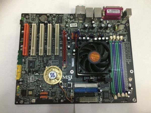 マザーボード MS-7025+CPU ATHLON 64 3000+ ファン付 W677(PC/AT互換機)｜売買されたオークション情報 ...