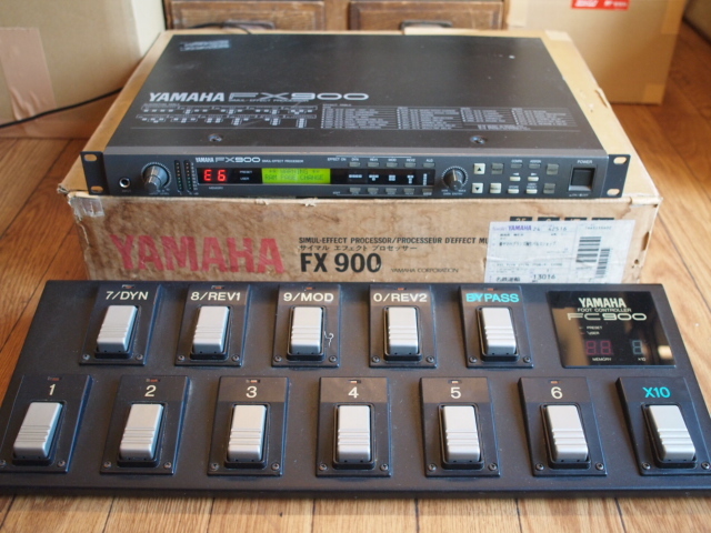 YAMAHA FX900 SIMUL-EFFECT PROCESSOR+ FC900 FOOT CONTROLLER 難有りジャンク品 ヤマハ(マルチエフェクター)｜売買されたオークション情報 ...