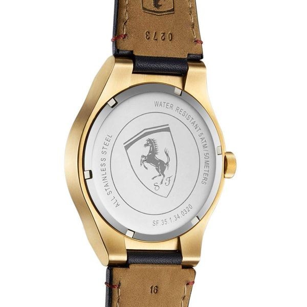 フェラーリ公式ウォッチ 50m防水スクーデリアSCUDELIA FERRARI ブラックフェイス 腕時計 MOVADO 0830383 F1 ...