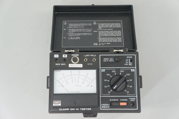 JUNK HIOKI 3108 CLAMP ON Hi TESTER 取扱説明書 9001付 クランプオンハイテスター ST1757032 ...