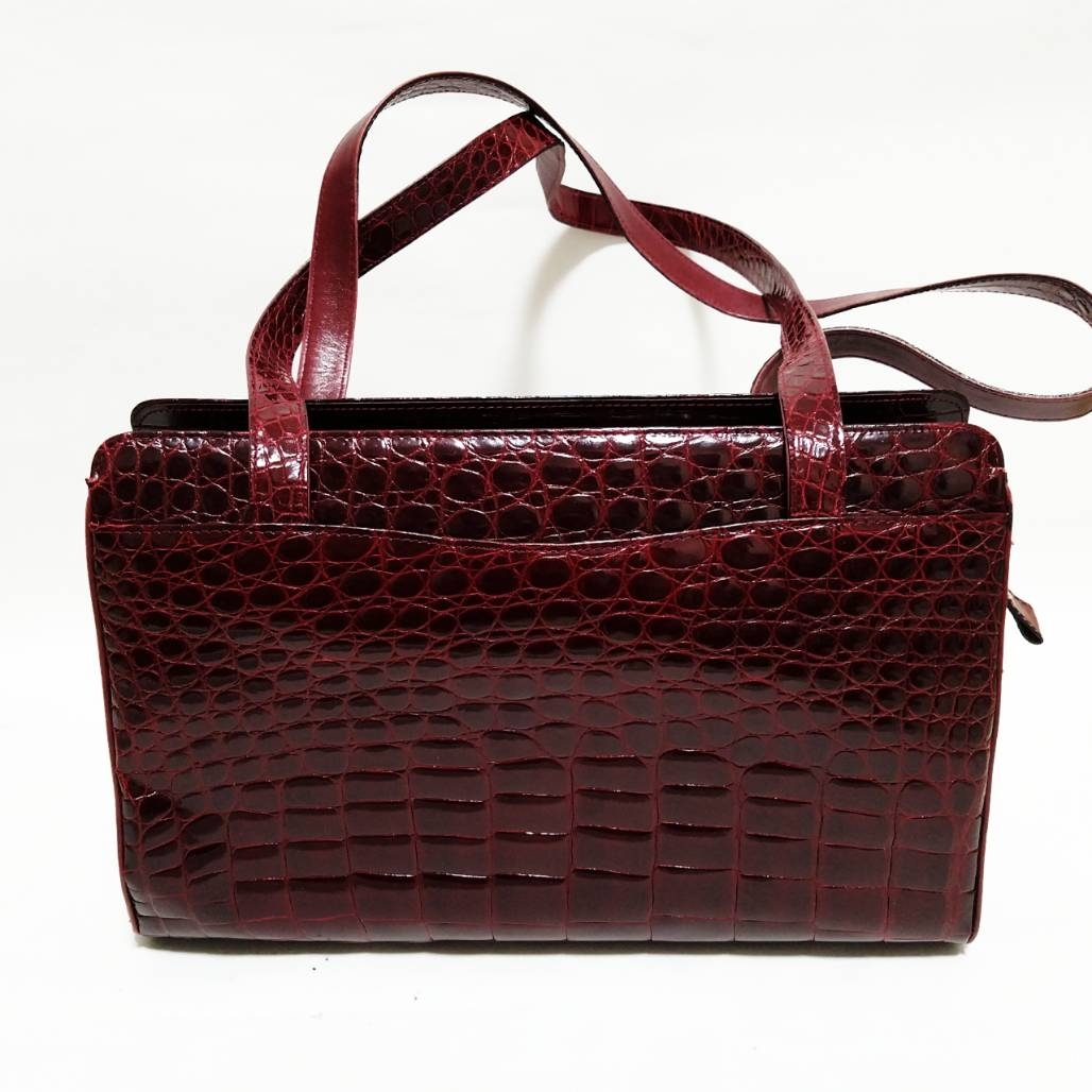 b1668 ザリアーニ ZAGLIANI ITALY イタリア製 レディース クロコダイル ハンド ショルダー バッグ 鞄(クロコダイル)｜売買されたオークション情報、yahooの商品情報を ...