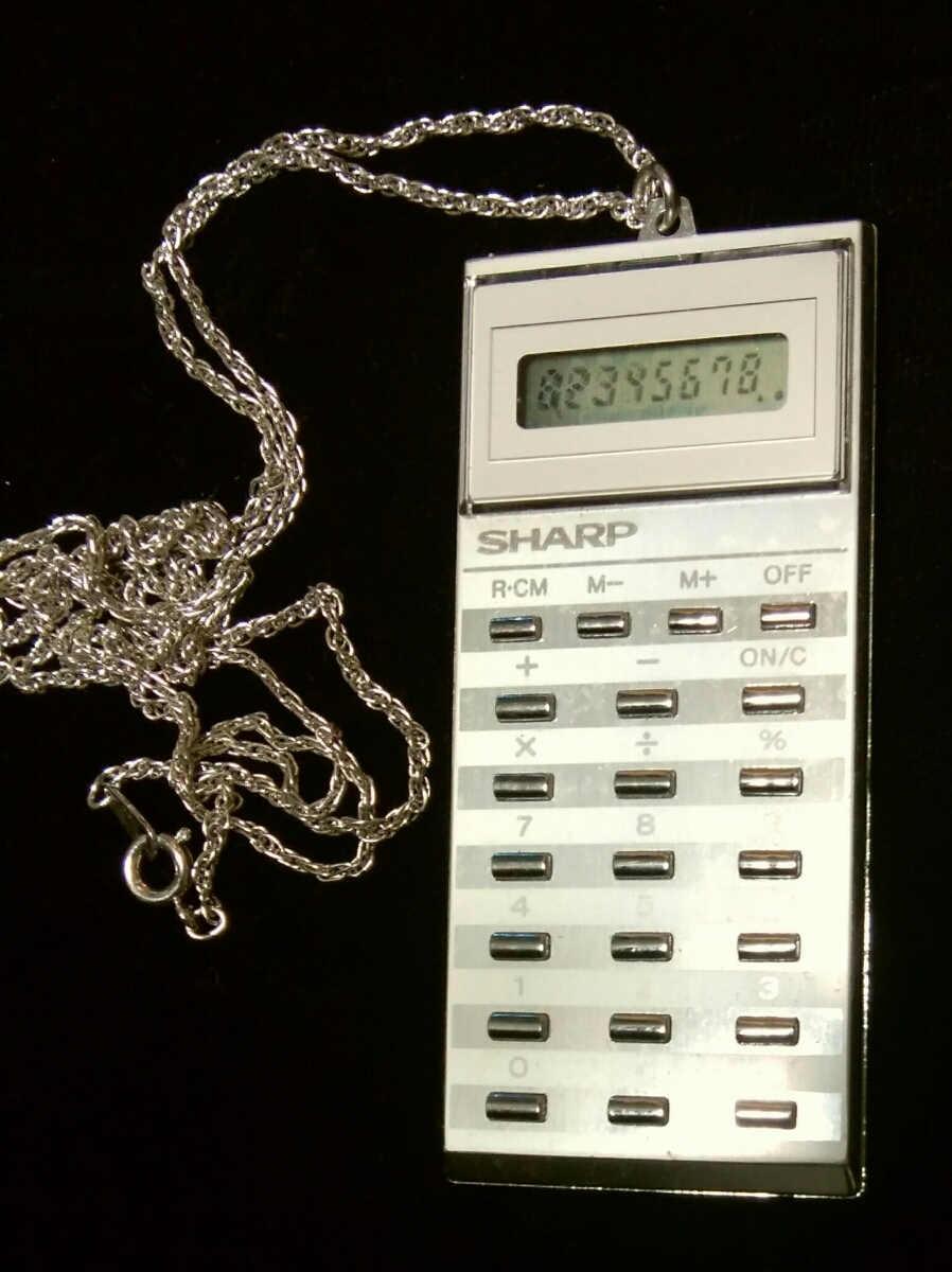 シャープ超小型電卓 EL-8154(シャープ)｜売買されたオークション情報、yahooの商品情報をアーカイブ公開 - オークファン（aucfan.com）