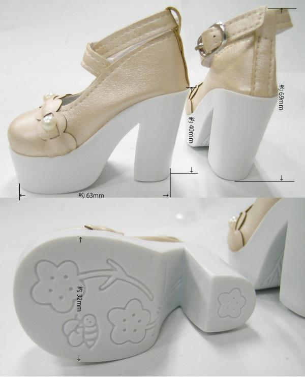 1/3ドール用 パンプス 厚底 ベージュ DD DDS DDdy SD SD13 SDGr ドルフィードリーム シューズ ドール服 ゴスロリ s25BA(服、靴)｜売買されたオークション情報 ...