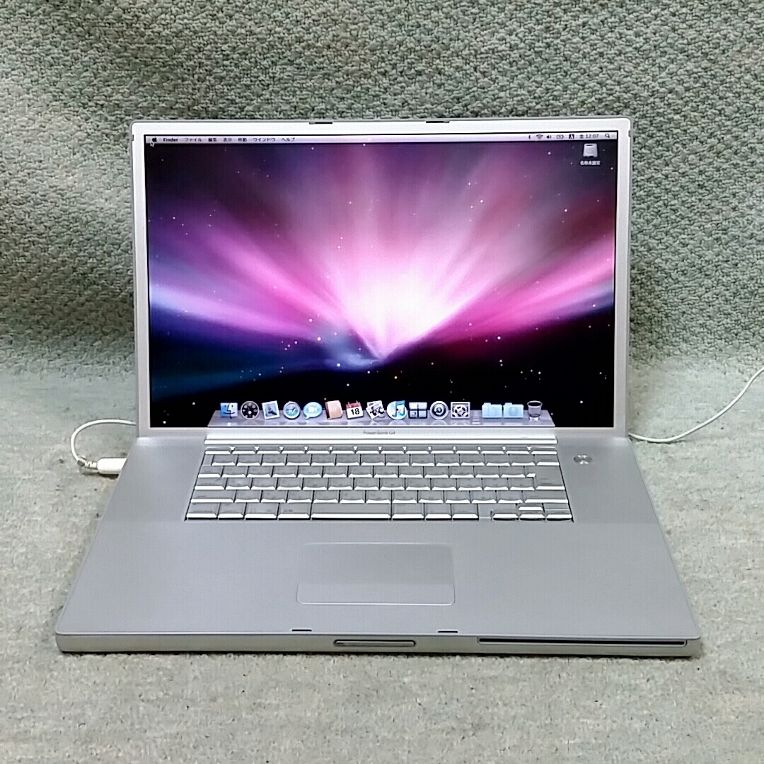 岐阜 即日発 Apple A1107 PowerBook G4 17inch 1.67GHz/メモリ1GB/HDD100GB/17インチ ...