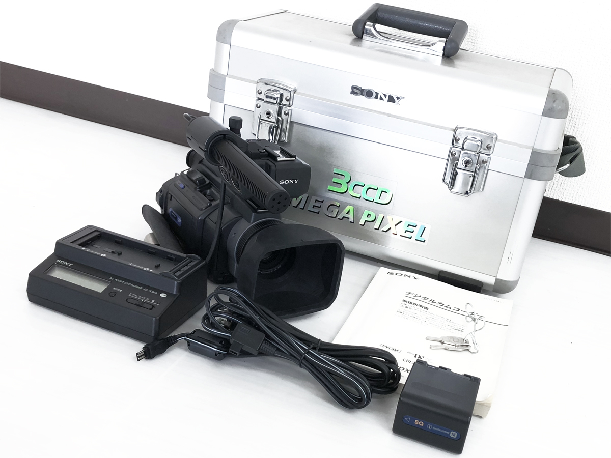 SONY DSR-PDX10 DVCAM デジタルビデオカメラ 充電器 バッテリー付き ソニー 3CCDカムコーダー 業務用 ハンディカム ...