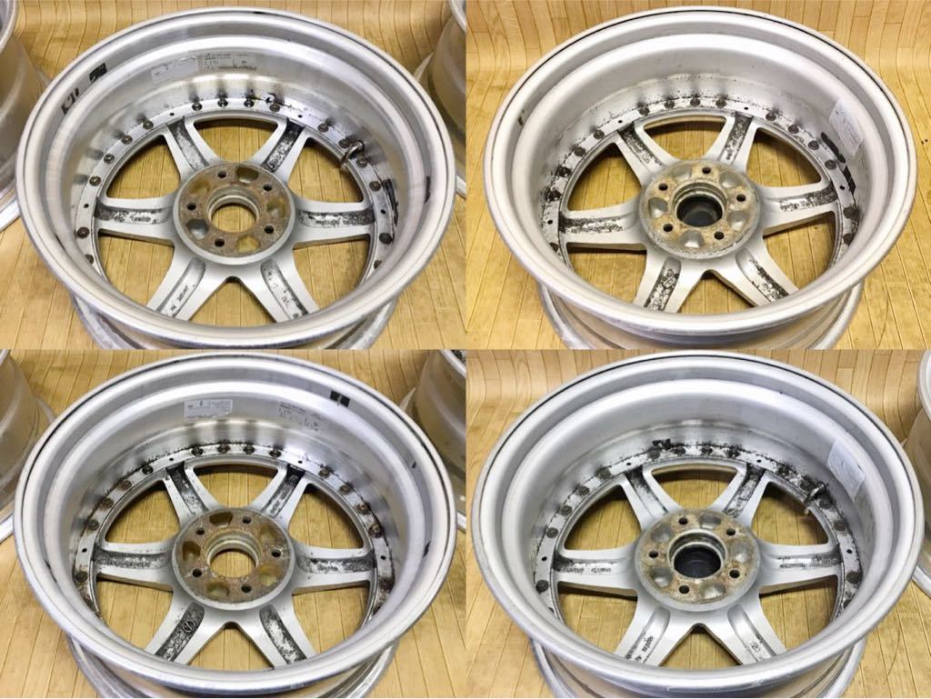 長野発 激レア 深リム SSR SPEED STAR XR-4Z Kai ロンシャン 17×7J+48/8J+35ハブ約74mm 前後違い ...