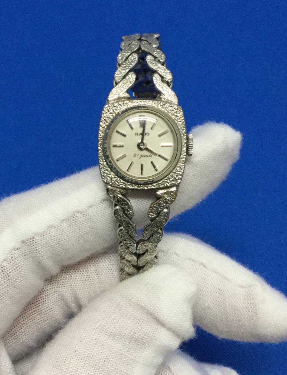 1T25 RADO ラドー 手巻き 可動 21JEWELS シルバー レディース 腕時計 高級(ラドー)｜売買されたオークション情報 ...