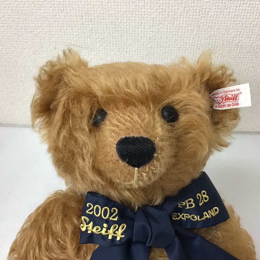 箱無し シュタイフ Steiff PB28 ジャパンエキシビジョンベア 2002 / テディベア 白タグ(シュタイフ社)｜売買された ...