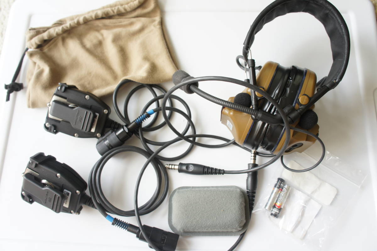 実物 PTT付 PELTOR COMTAC Ⅲ ACH コムタック 3 DUAL CB/GEL PAD付(ミリタリー)｜売買されたオークション ...