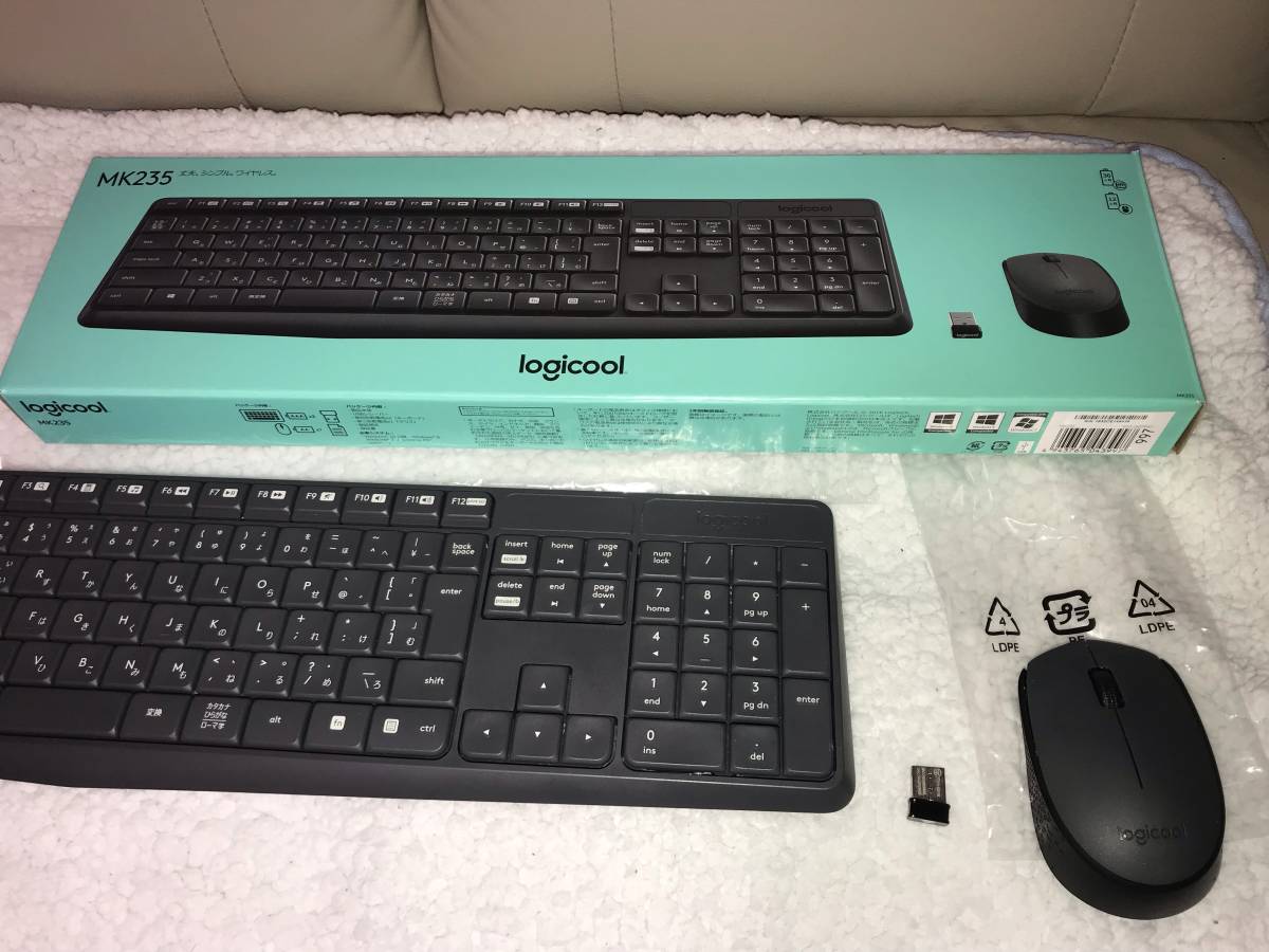 Logicool ロジクール ワイヤレス マウス 耐水設計キーボード セット MK235(USBキーボード)｜売買されたオークション情報、yahooの商品情報をアーカイブ公開 - オークファン ...