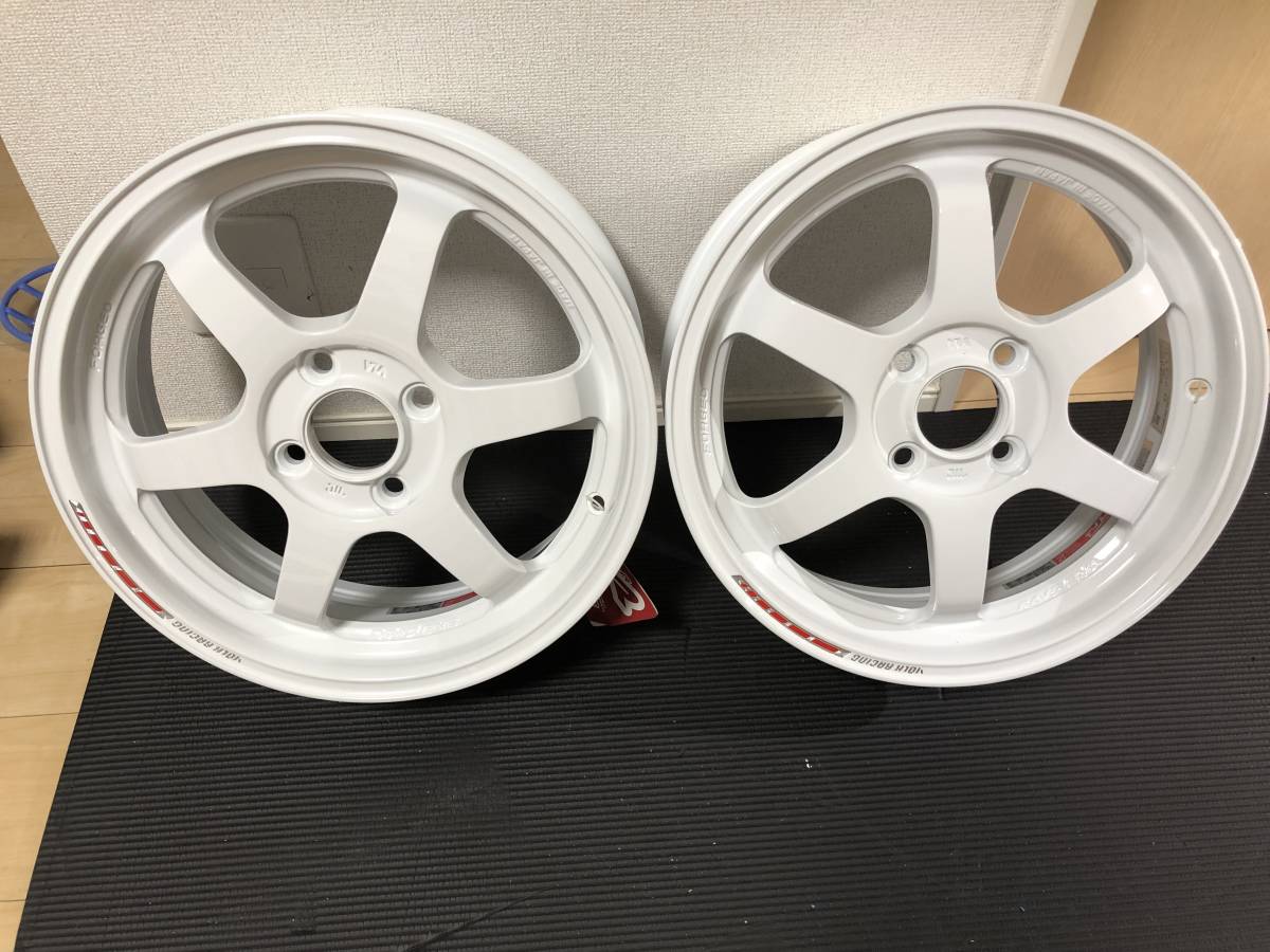 2本＋ 2本 RAYS VOLK RACING TE37 KCR REDOT EDITION WR 15inch 5.5J inset44 PCD100(社外品)｜売買されたオークション情報 ...