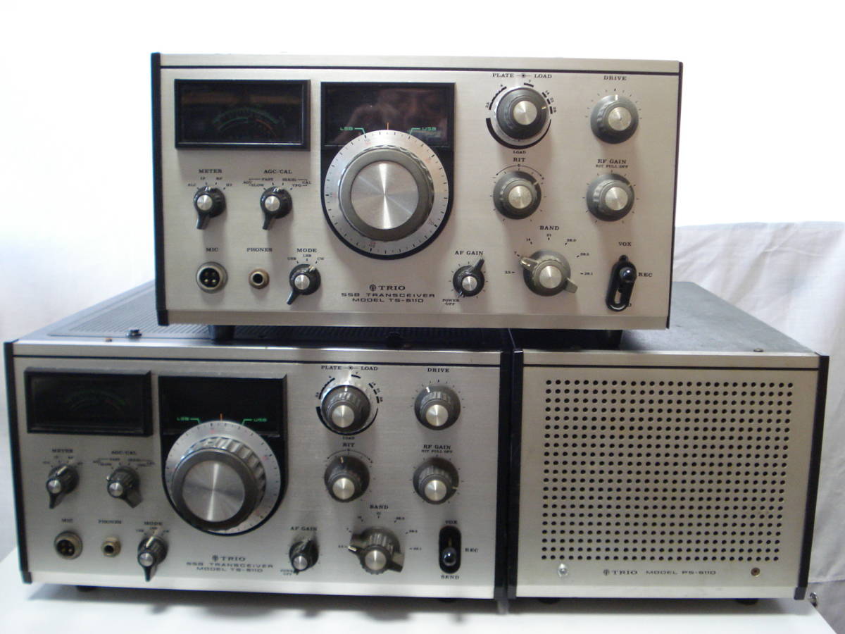 TRIO トリオ TS-511D ＋ PS-511D ALL BAND SSB トランシーバー ジャンク品(固定)｜売買されたオークション情報 ...