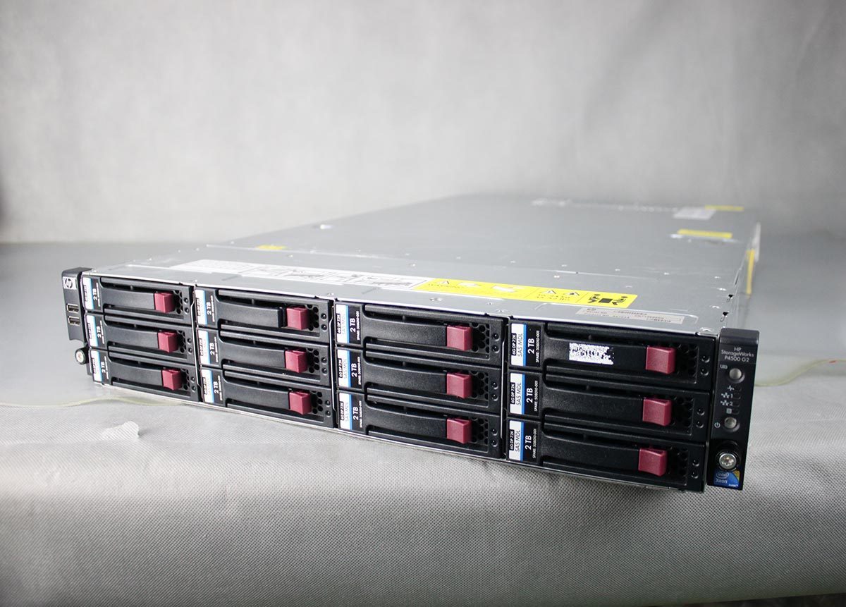 ラックサーバー HP Storage Works P4500 G2/Xeon E5520/2.27GHz/メモリ8GB/SAS2TB×12 ...