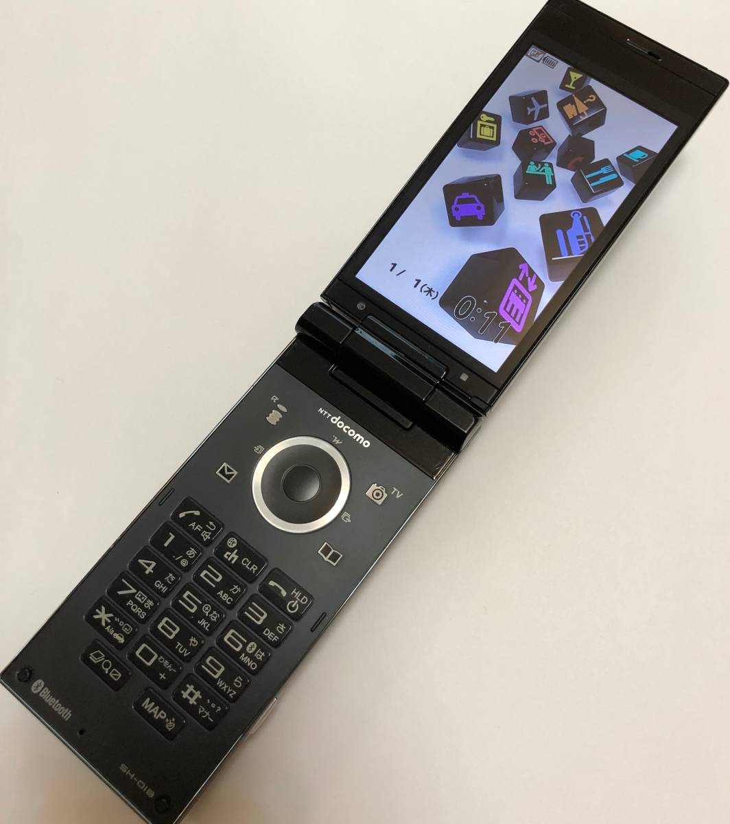 ドコモ docomo シャープ SHARP SH-01B ブラック 携帯電話 1円開始 ①(携帯電話)｜売買されたオークション情報、yahoo ...