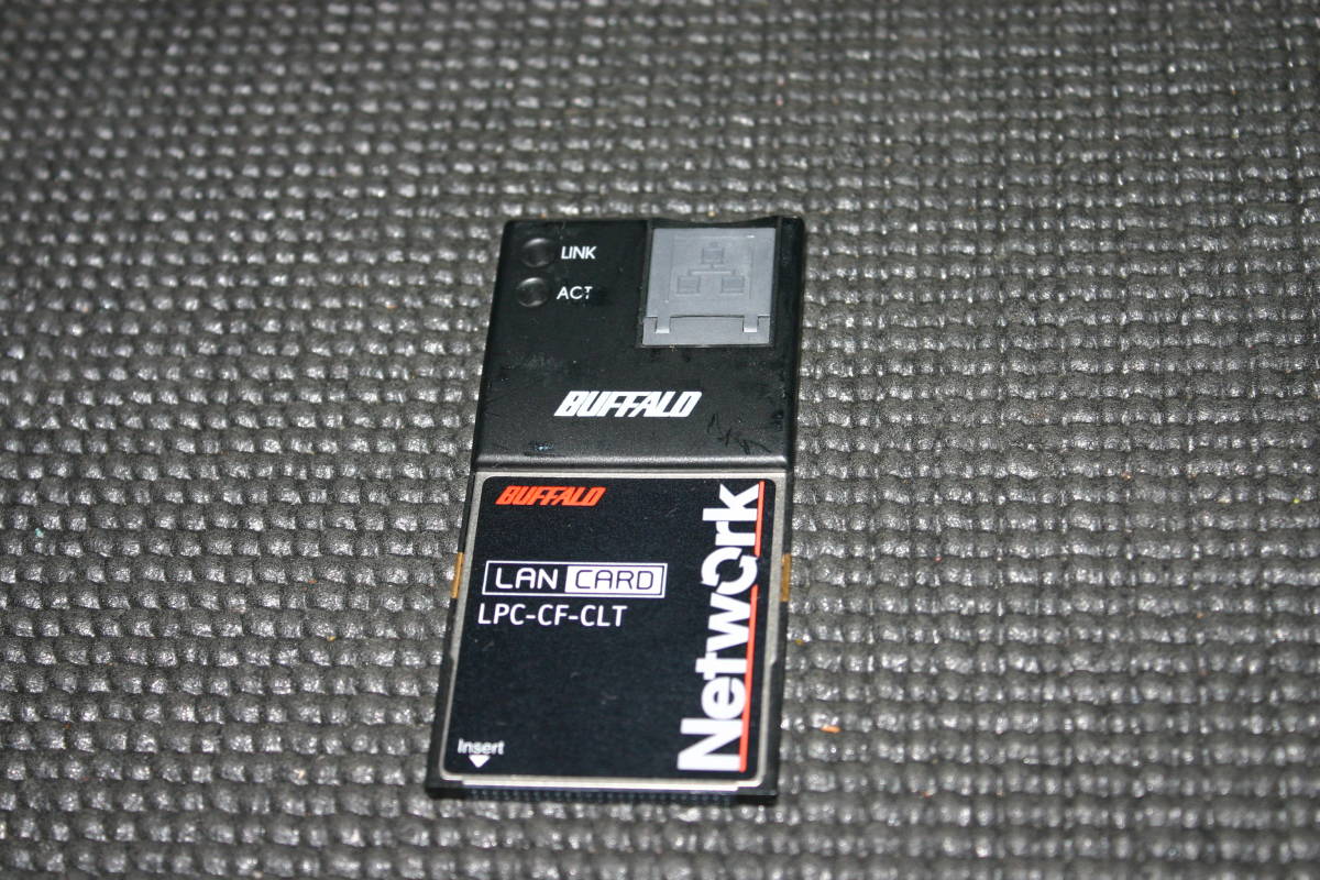 BUFFALO 10BASE-T CFスロット用LAN CARD カプラレスモデル LPC-CF-CLT(PCMCIA)｜売買された ...
