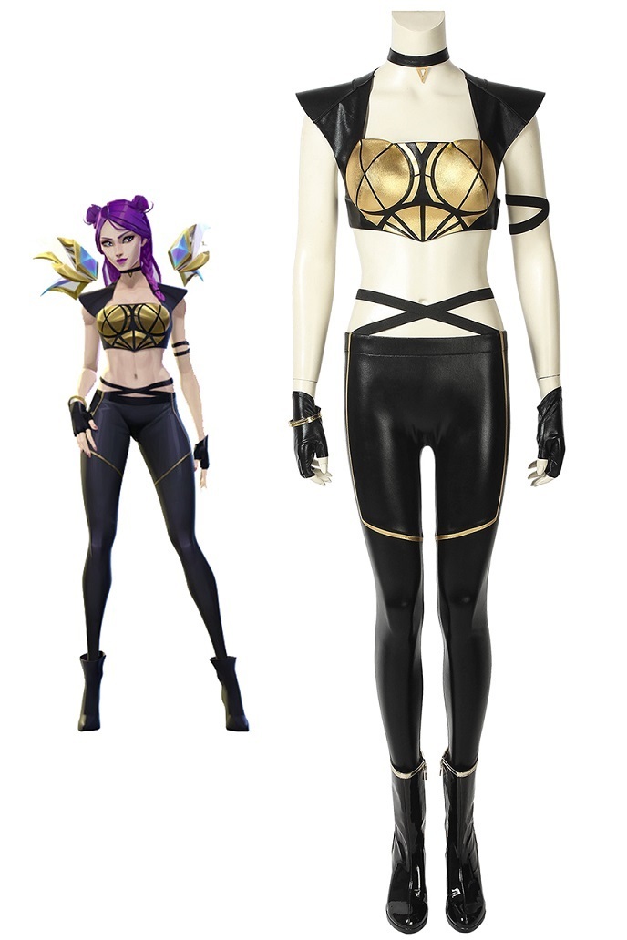 リーグ オブ レジェンド LoL/ロル K/DA カイサ League of Legends LOL KDA Kai Sa ブーツ付き コスプレ衣装 コスチューム ゲーム cosplay ...