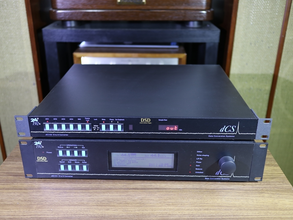 DCS 954 DAコンバーター / 974 DDコンバーター セット DSDサンプリング機能搭載 取説付属 Audio Station(一般 ...