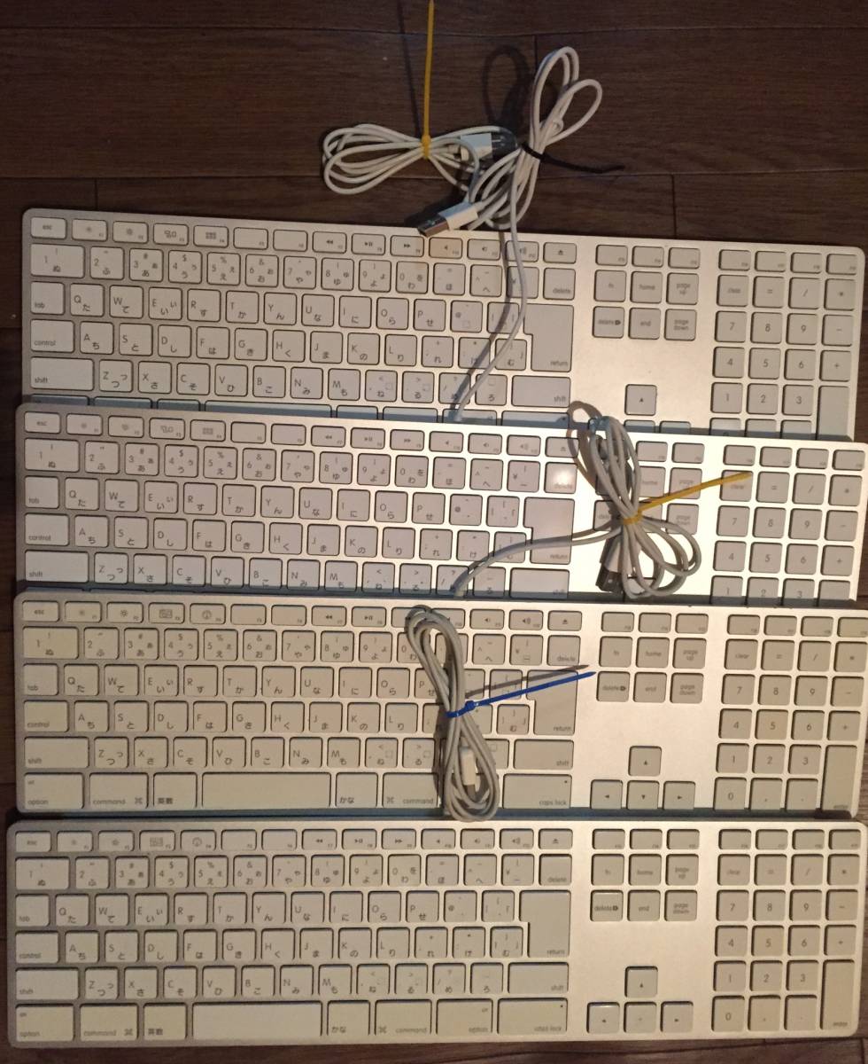 動作未確認 Apple Macbook pro imac 純正 USB キーボード JIS 日本語版 キー USB Keyboard ...