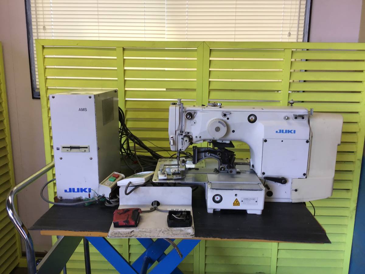 岐阜発 JUKI 工業用ミシン AMS-210D 本体 CP セット / 特殊ミシン / 通電確認済み / 現状品 5/23(ジューキ)｜売買 ...