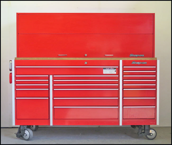 工具セット Snap-on スナップオン KRL7003B ワークステーション / ツールストレージ ロールキャブ / 大阪府門真市より引取 ...