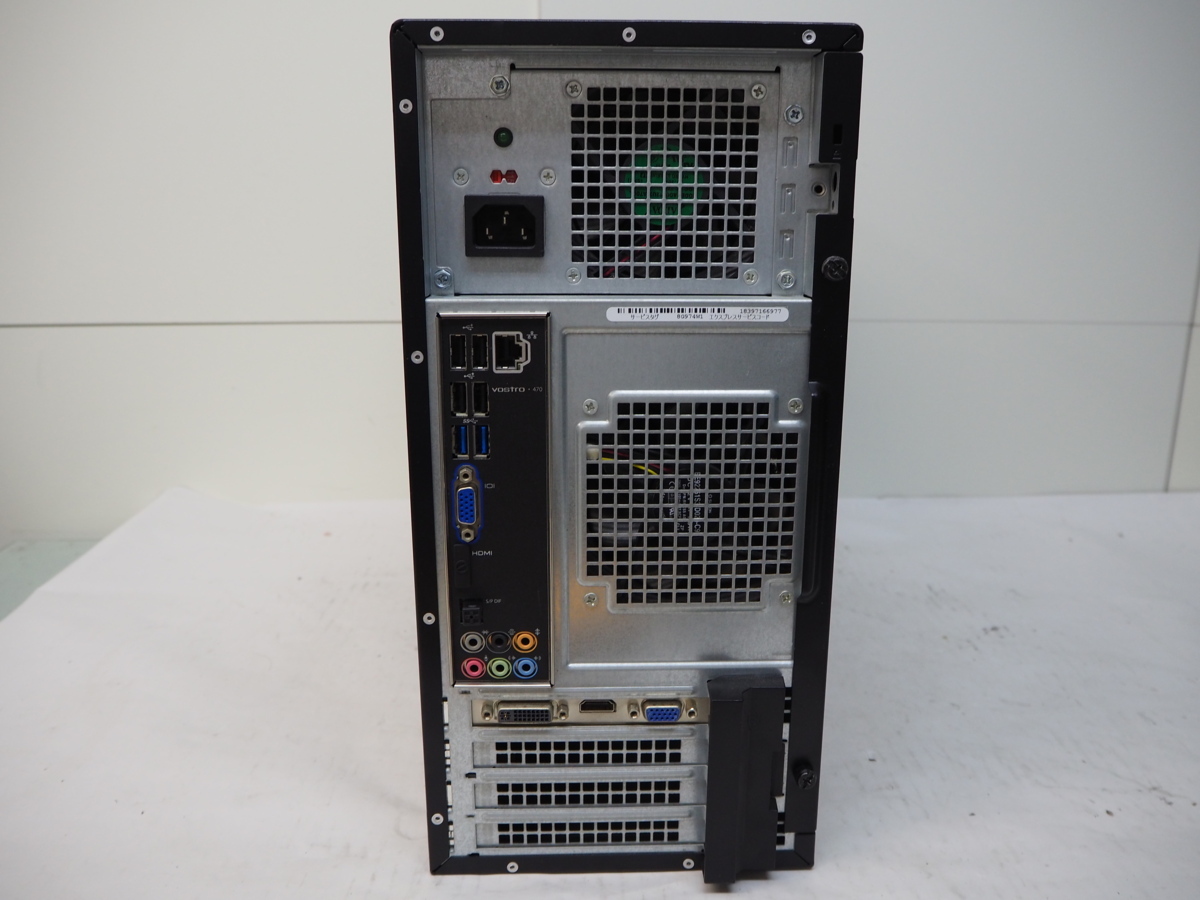 ハード王 DELL Vostro470/Corei7-3770/12GB/1000GB/Windows10リカバリ済み/N647-C1(モニタ ...