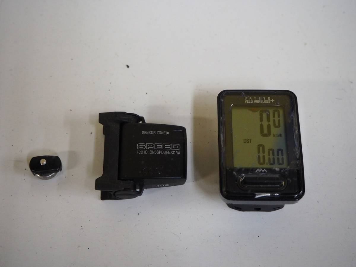 CATEYE キャットアイ VERO WIRELESS＋ CC-VT210W ワイヤレス サイクルコンピュータ センサーセット(サイクル ...