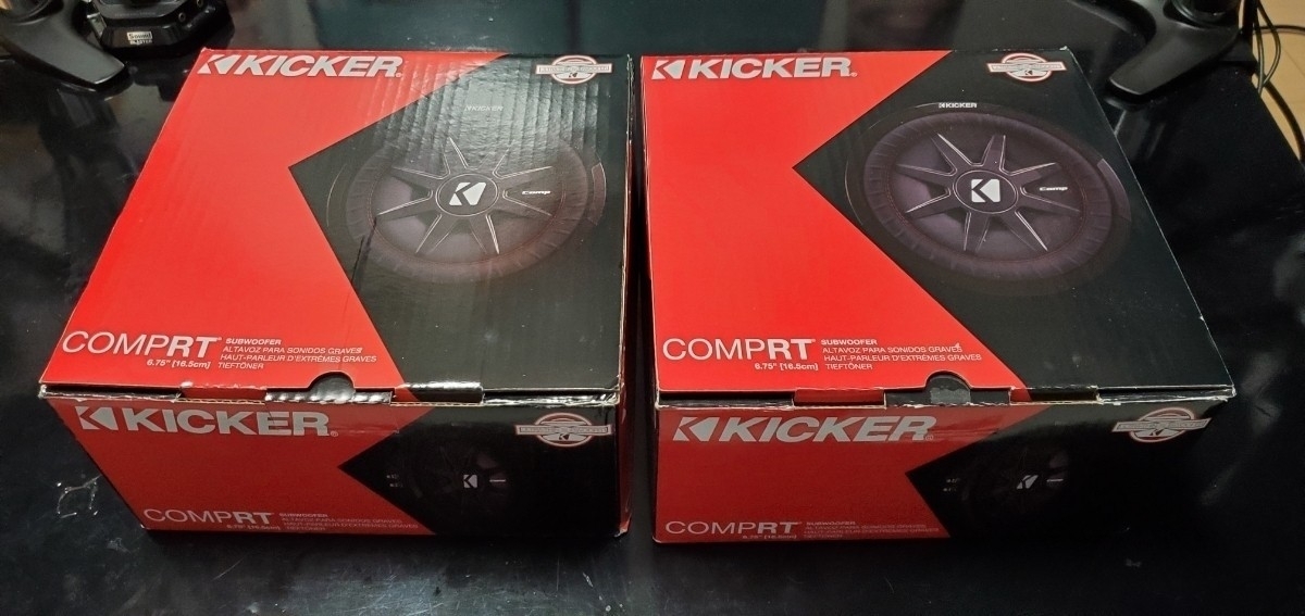 Kicker CompRT67 43CWRT672 サブウーファー 2発セット(ウーハー)｜売買されたオークション情報、yahooの商品情報をアーカイブ公開 - オークファン（aucfan.com）