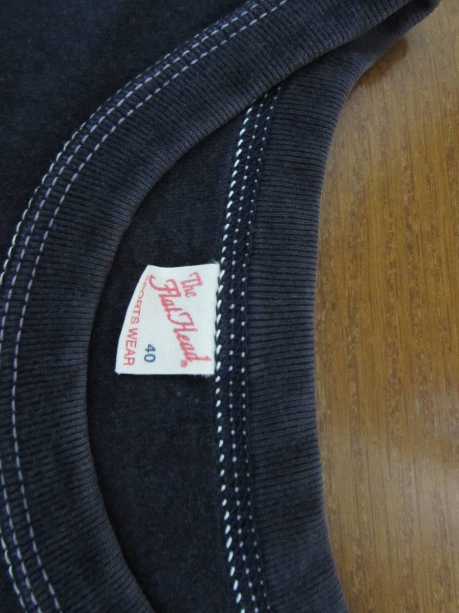 フラッドヘッド THE FLAT HEAD 40 紺 Tシャツ(トップス)｜売買されたオークション情報、yahooの商品情報をアーカイブ公開 - オークファン（aucfan.com）