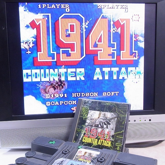 PCE PCエンジン SUPER GRAFX専用 Huカード 1941 カウンターアタック Counter Attack ハドソン ...