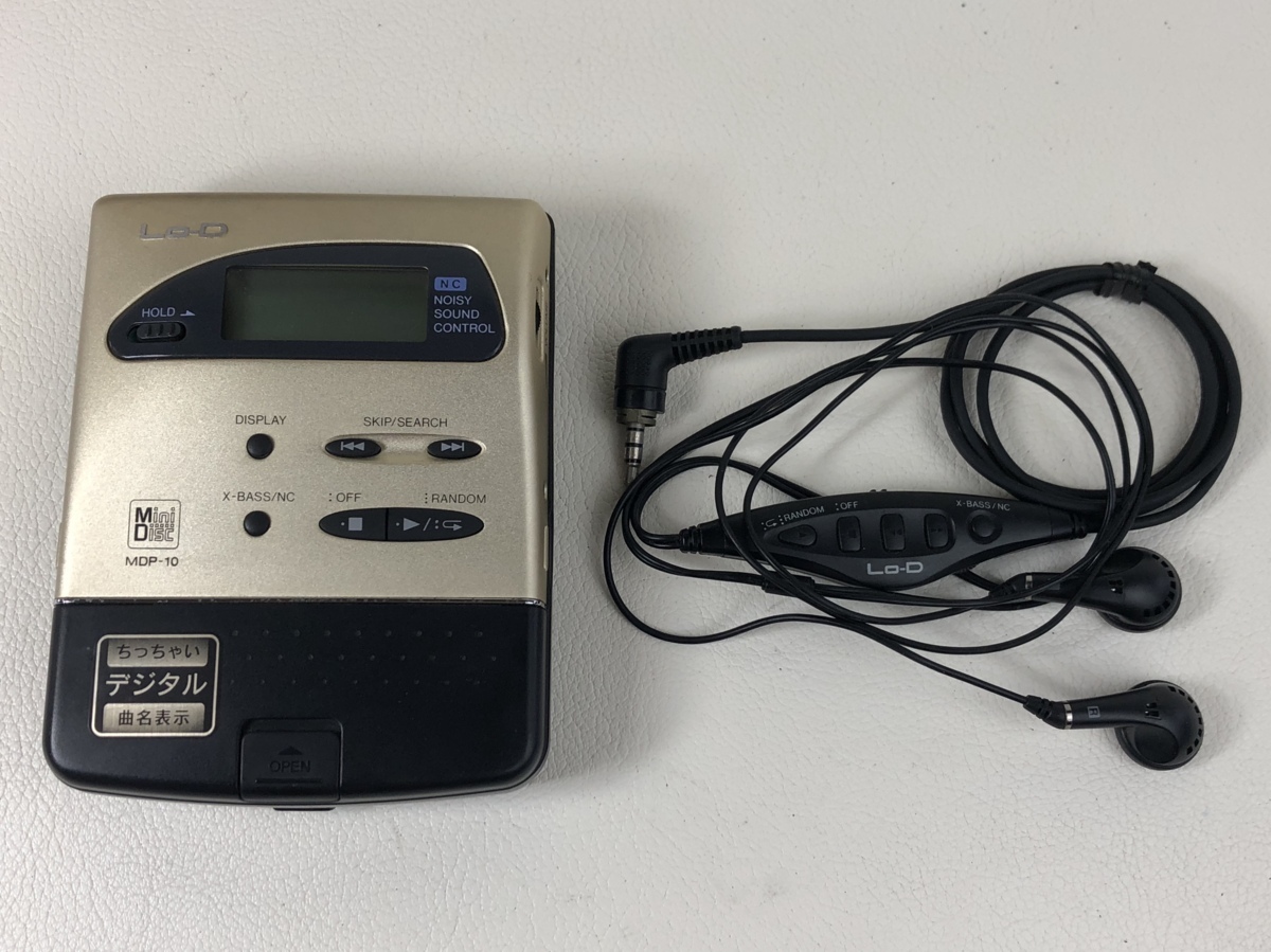 MDP-10 Lo-D ポータブルMDミニディスクプレーヤー ローディー 長期保管品 T(再生専用)｜売買されたオークション情報、yahooの商品情報をアーカイブ公開 - オークファン ...