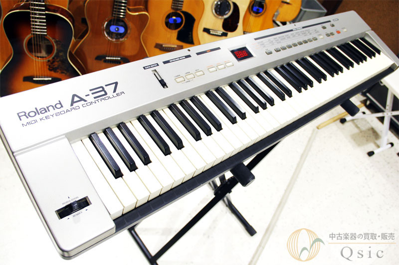 ジャンク Roland A-37 軽量設計＆場所をとらないコンパクトな作り/MIDIキーボード 2002年製 TF160(MIDIキーボード ...