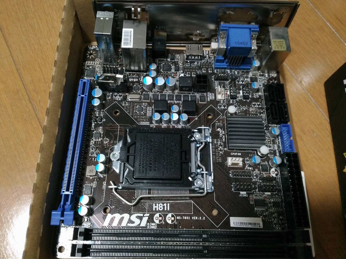 MSI H81I ジャンク(MSI)｜売買されたオークション情報、yahooの商品情報をアーカイブ公開 - オークファン（aucfan.com）