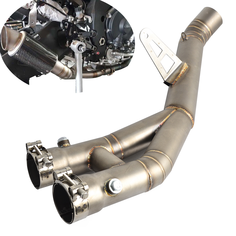 ヤマハ YZF YZF-R1 R1 R1M R1S 2015 2016 2017 エリミネーターレース排気 Mid パイプ中間リンク排気 ...