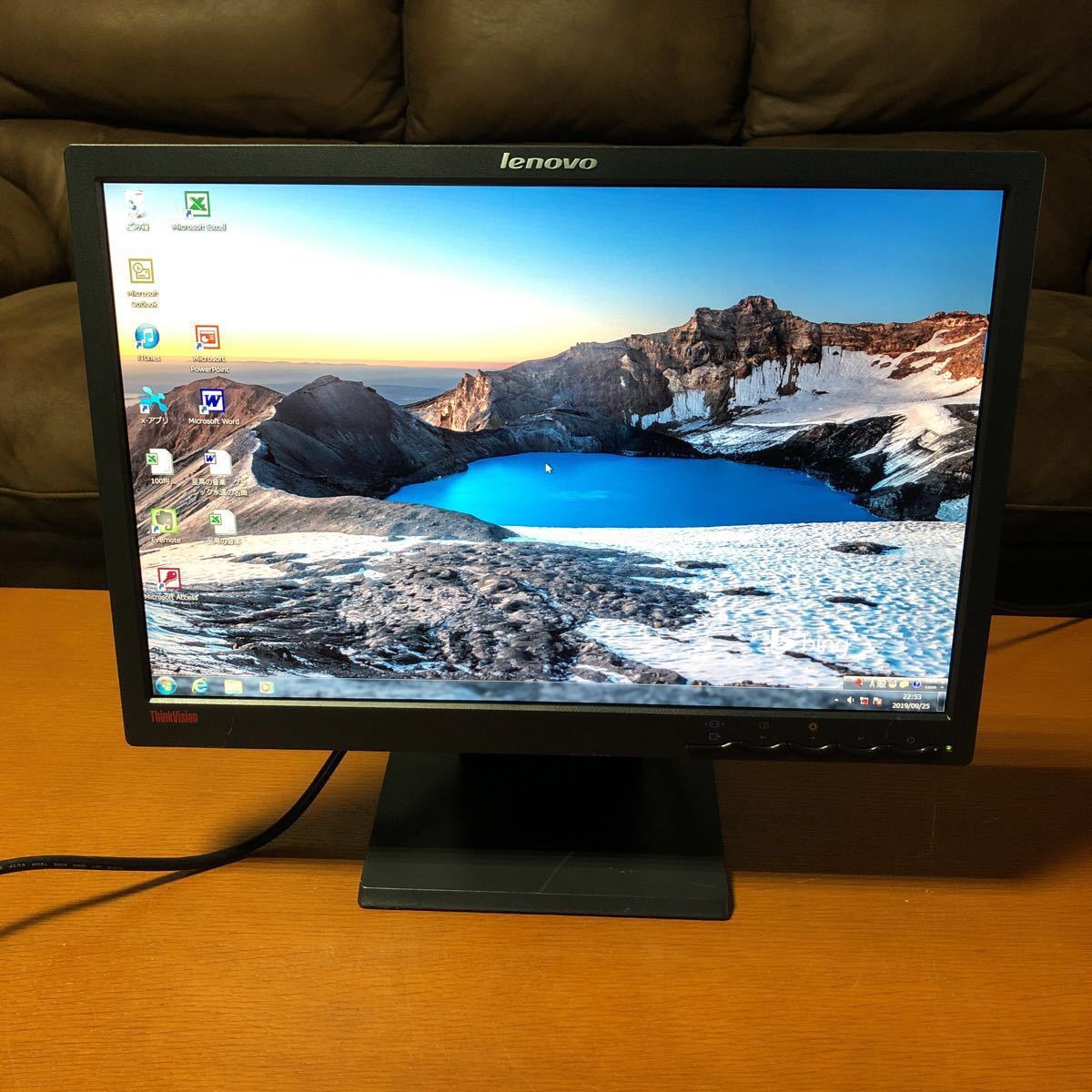 2012年製 Lenovo レノボ L197wA 19型 ワイド液晶ディスプレイ 19インチ PC液晶モニター ThinkVision 各種 ...