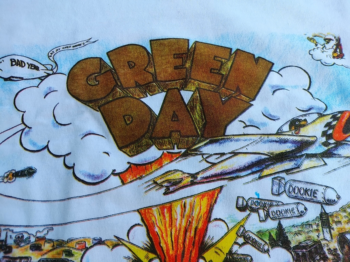 GREEN DAY グリーンデイ Tシャツ dookie 白M / offspring rancid pennywise nofx bad religion sublime(Tシャツ)｜売買さ ...