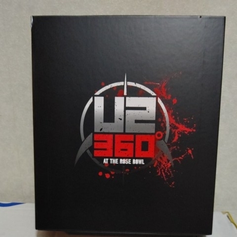U2/360° At the Rose Bowl 輸入盤4枚組 2DVD+Blu-ray+7inchレコード 欠品無 完品 ケース上部破れ ...
